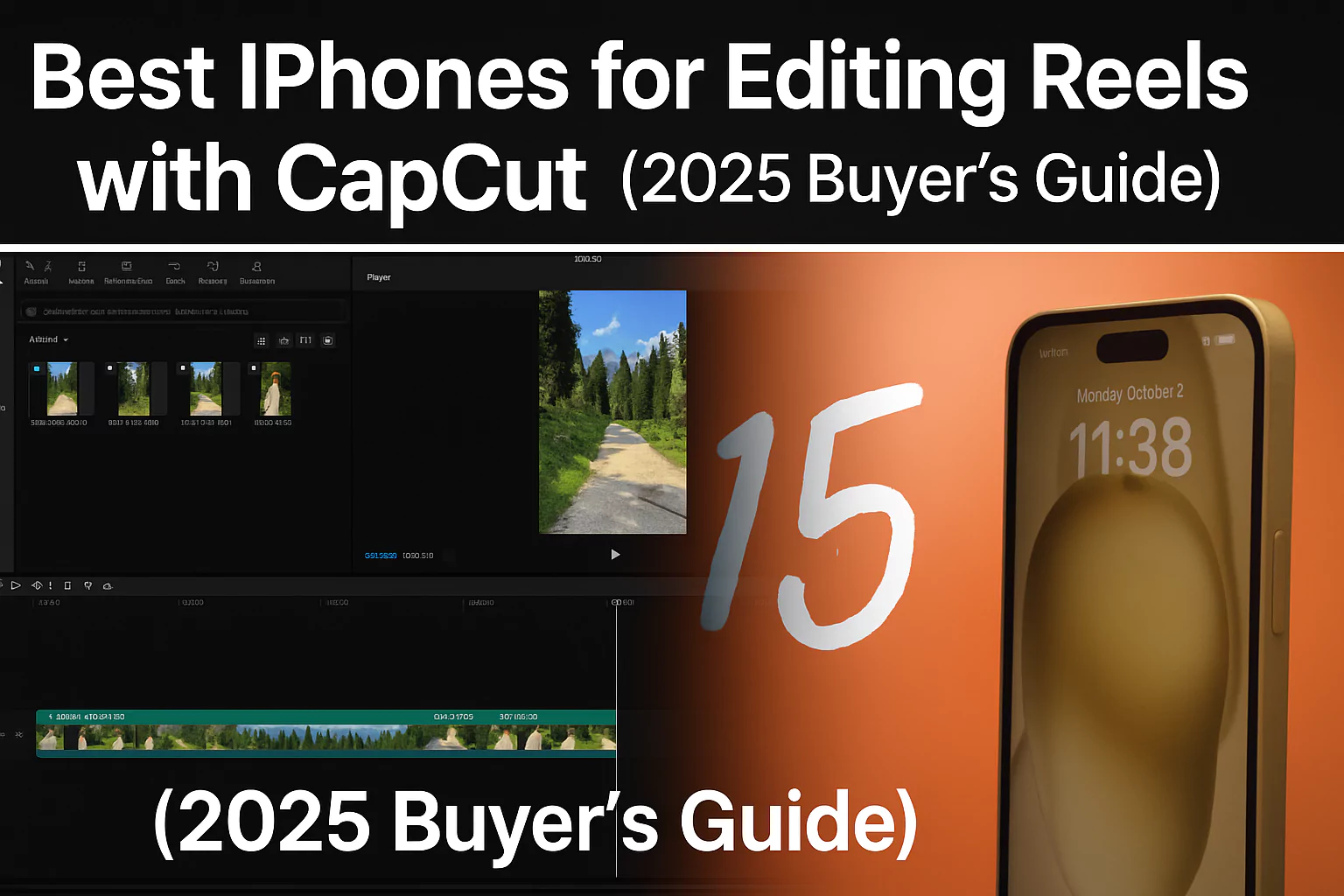 Best iPhones for editing reels with CapCut - 2025 Buyer’s Guide